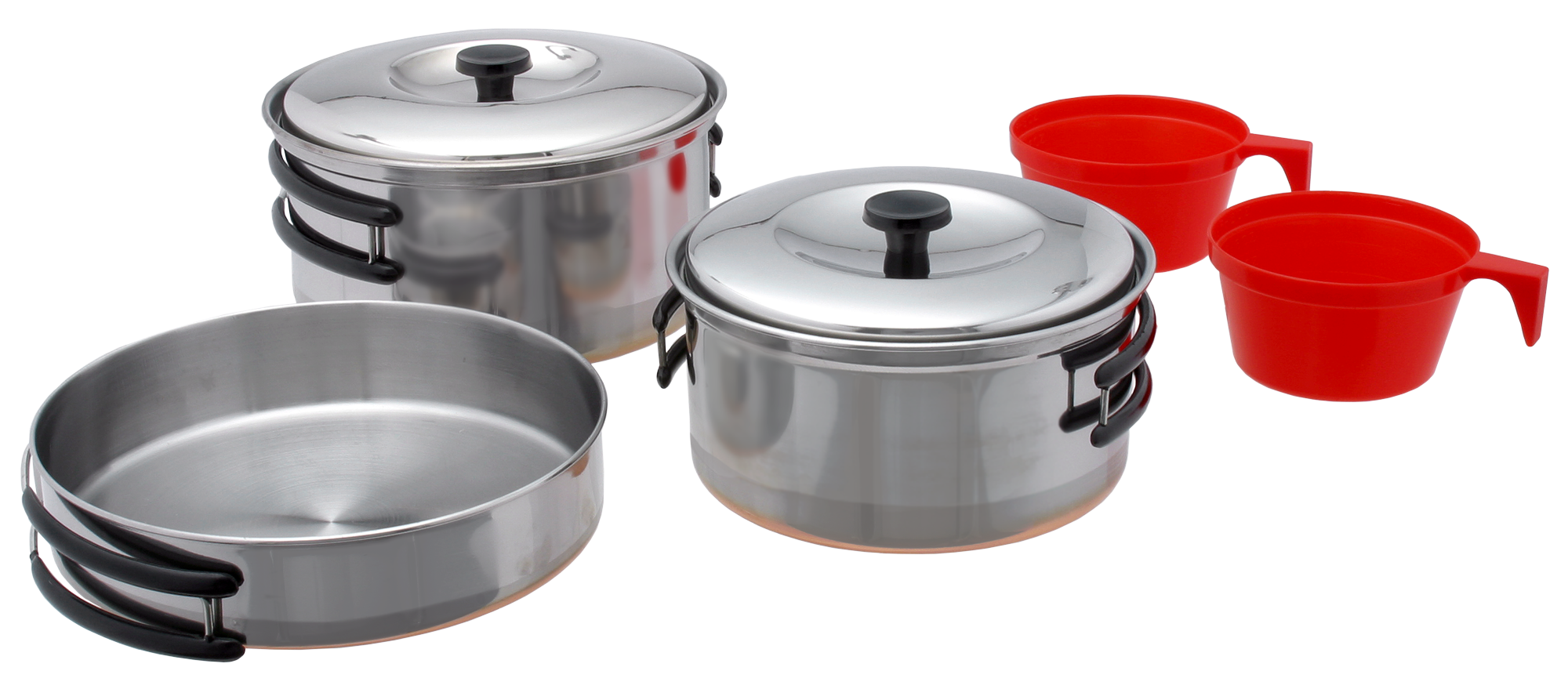 Texsport Stainless Steel Cook Set - 2-Person | Bass Pro Shops